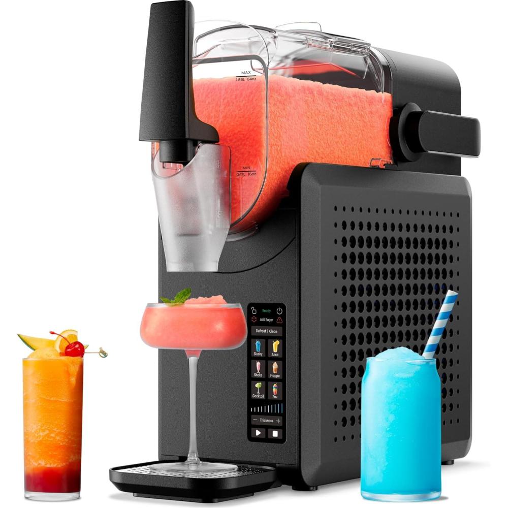 Iceman by Chefman Slush-Ease MAX 90oz Slushie Machine, 64oz Liquid ...
